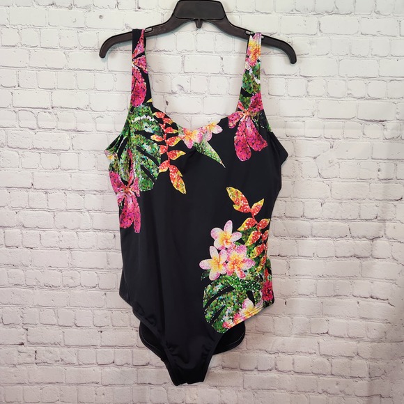 Swimsuits For All | Swim | Nwot Swimsuits For All One Piece Floral ...